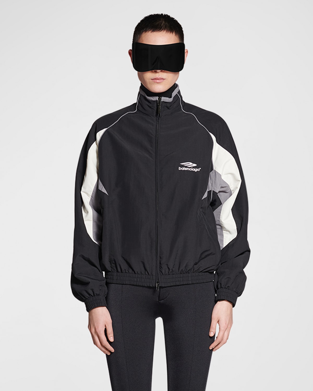 Balenciaga 3b Sports Icon Regular Tracksuit Jacket - 1000 Black